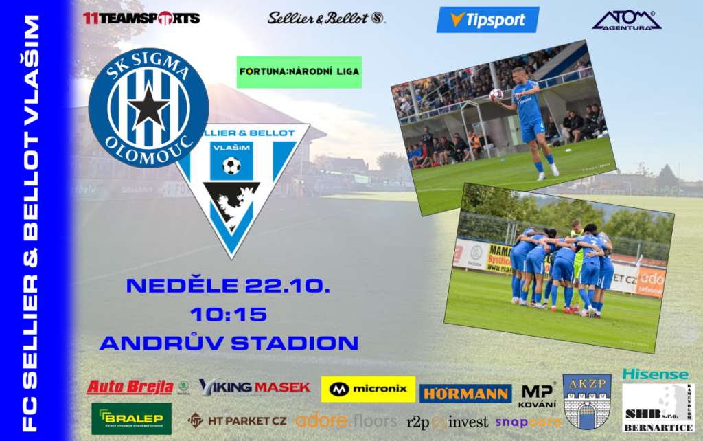 FC Sellier&Bellot Vlašim, a.s. » Vlašim míří do Olomouce