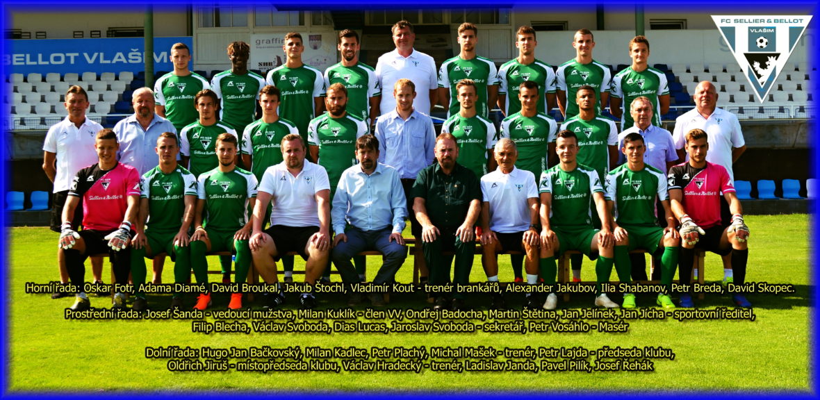 FC Sellier&Bellot Vlašim, a.s. » Kádr FC Sellier & Bellot Vlašim